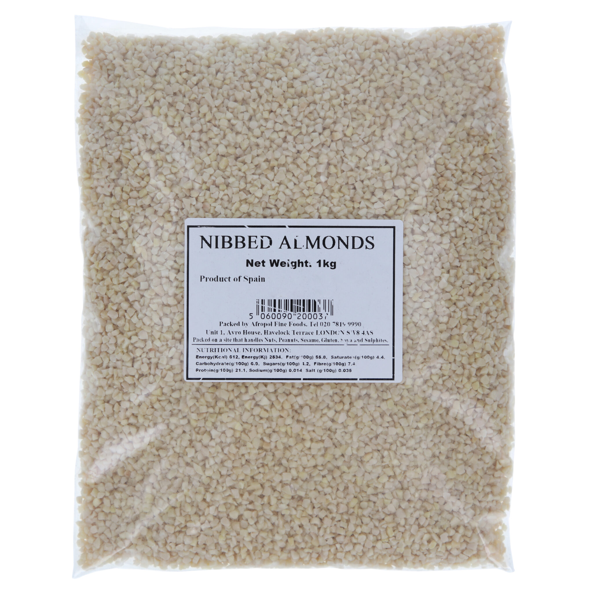 Nibbed Almonds - Afropol